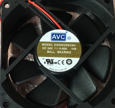原装AVC DS08025B24U/B24H 24V 0.40A 8CM变频器8025散热风扇0.4A