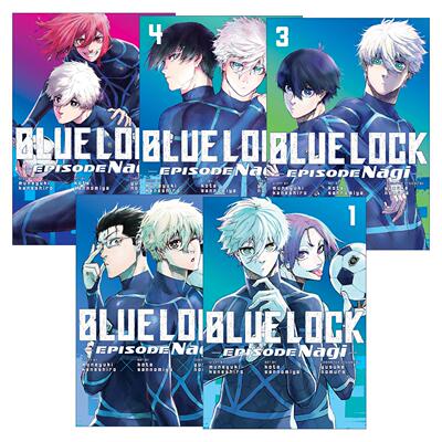 英文原版 Blue Lock Episode Nagi 蓝色禁区系列1-5册 蓝色监狱 凪 同名动漫漫画 英文版 进口英语原版书籍