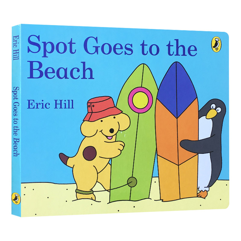 Spot Goes to the Beach英文原版绘本小玻去沙滩儿童英语启蒙早教纸板书亲子阅读图画故事书英文版进口原版书籍 Eric ...