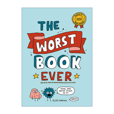 英文原版 The Worst Book Ever 很不好的书 精装图像小说 加拿大插画师Elise Grave 英文版 进口英语原版书籍