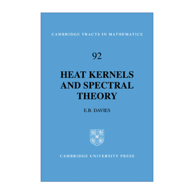 英文原版 Heat Kernels and Spectral Theory 热核和光谱理论 剑桥数学丛书系列 英文版 进口英语原版书籍