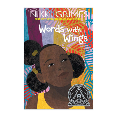 英文原版 Words with Wings 带翅膀的文字 儿童教育小说 特殊学生 普林兹奖得主Nikki Grimes 英文版 进口英语原版书籍