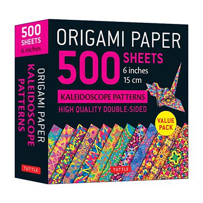 英文原版 Origami Paper 500 sheets Kaleidoscope Patterns 6