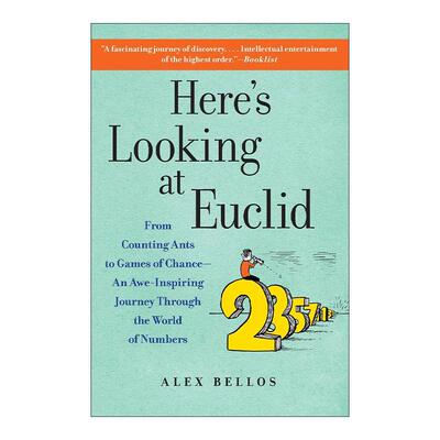 英文原版 Here's Looking at Euclid 欧几里得 从数蚂蚁到机会游戏 一次令人惊叹的数字世界之旅 英文版 进口英语原版书籍