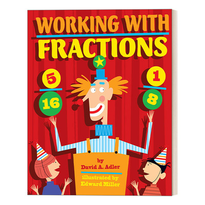 英文原版 Working with Fractions 使用分数 6-9岁儿童数学启蒙学习绘本 Edward Miller 英文版 进口英语原版书籍