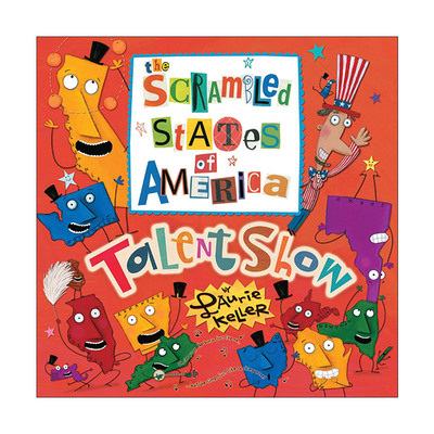 英文原版 The Scrambled States of America Talent Show 美利坚众和国的古怪故事之才艺秀 英文版 进口英语原版书籍