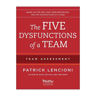 英文原版 The Five Dysfunctions of a Team Team Assessment 团队协作的五大障碍之团队评估 第2版 派特里克兰西尼奥 英文版