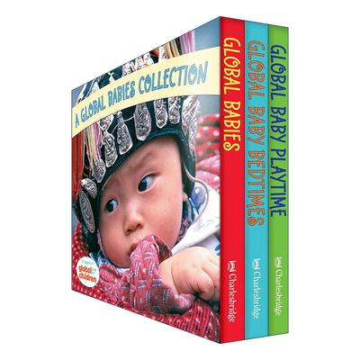英文原版 Global Babies Boxed Set 全球宝宝系列3册盒装套装 儿童绘本 纸板书 玩耍时间 睡觉时间 英文版 进口英语原版书籍