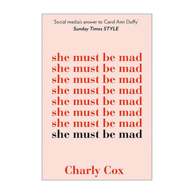 英文原版 She Must Be Mad 她一定是疯了 女性成长诗集 Charly Cox 英文版 进口英语原版书籍