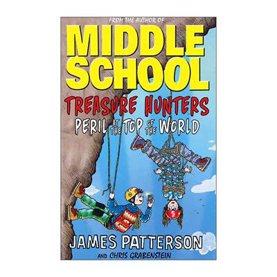 英文原版 Treasure Hunters Peril at the Top of the World 夺宝奇兵4 世界之巅的危险 儿童动作冒险小说英文版进口英语原版书籍