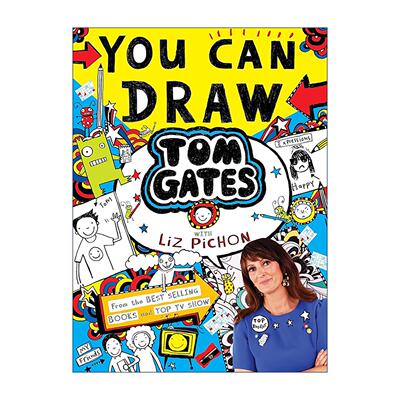 英文原版 You Can Draw Tom Gates with Liz Pichon 汤姆盖茨活动书 绘画指南 英文版 进口英语原版书籍
