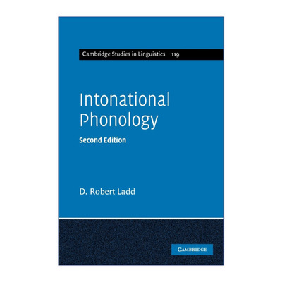 英文原版 Intonational Phonology 语调音系学 剑桥语言学研究系列 英文版 进口英语原版书籍