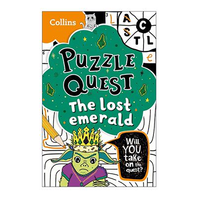 英文原版 The Lost Emerald Mystery Puzzles for Kids 儿童神秘谜题系列 丢失的翡翠 锻炼观察力与逻辑思维能力 进口英语原版书籍