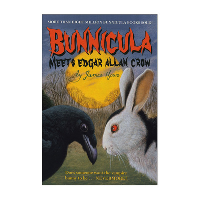 英文原版 Bunnicula Meets Edgar Allan Crow 兔古拉和朋友们系列 遇见埃德加 英文版 进口英语原版书籍