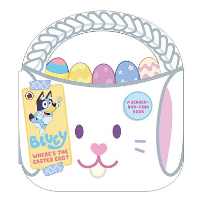 英文原版 Bluey Where’s the Easter Egg 小蓝狗布鲁伊 复活节彩蛋在哪里 异形纸板找找书 英文版 进口英语原版书籍