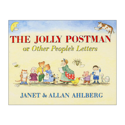 英文原版 The Jolly Postman 快乐的邮递员 精装绘本 艾伦·阿尔伯格 英文版 进口英语原版书籍
