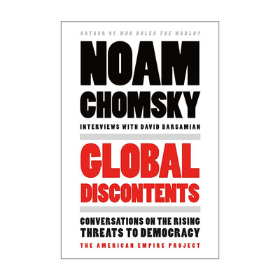 英文原版 Global Discontents 全球异议 关于民主日益受威胁的对话 乔姆斯基 英文版 进口英语原版书籍