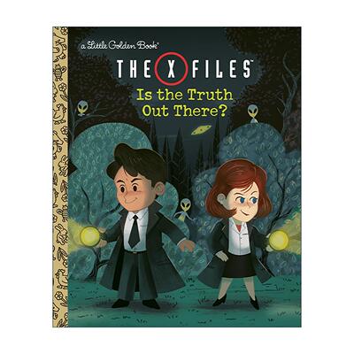 英文原版 The X-Files Is the Truth Out There Disney Fox Little Golden Book x档案 真相在那里吗 迪士尼 兰登书屋精装小金书