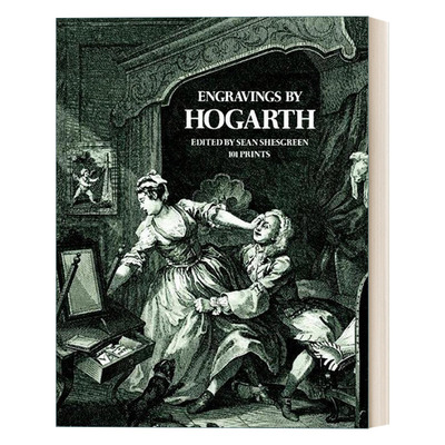 英文原版 Engravings by Hogarth 霍加斯版画101幅 英国绘画之父 英文版 进口英语原版书籍