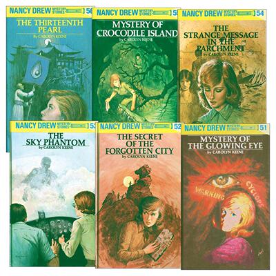 英文原版 Nancy Drew 南希德鲁系列51-56册 儿童悬疑推理小说 Carolyn Keene 精装 英文版 进口英语原版书籍