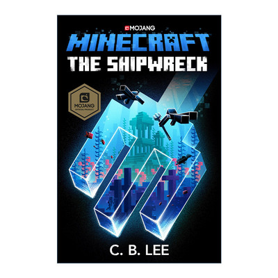 英文原版 Minecraft The Shipwreck 我的世界7 沉船 海滩 精装官方小说 英文版 进口英语原版书籍