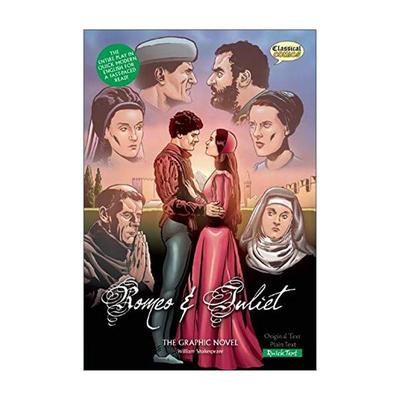 英文原版 Romeo and Juliet The Graphic Novel Quick Text Classical Comics 罗密欧与朱丽叶 经典文学全彩漫画版 莎士比亚英文版