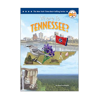 英文原版 Where Is Tennessee Who HQ The 50 States 田纳西州在哪里 儿童科普百科 英文版 进口英语原版书籍