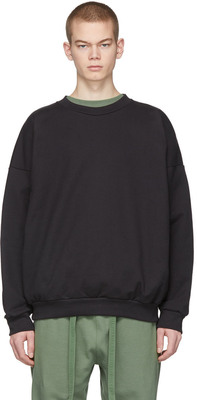 徽标套头长袖宽松卫衣