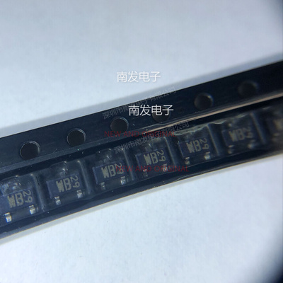 2SD1383KT146B 封装SOT23 丝印WB ROHM/罗姆 32V0.3A贴片三极管