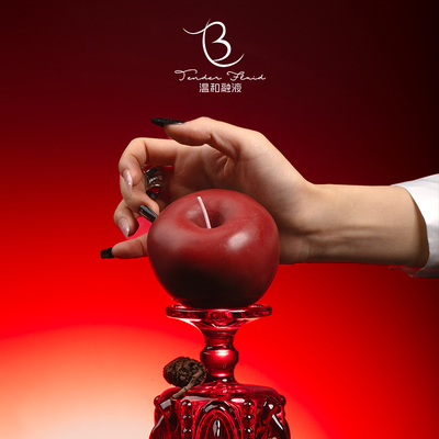 【苹果夜】大克重216克低温蜡烛圣诞平安夜礼物香薰礼盒