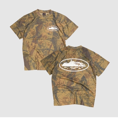 现货CORTEIZ恶魔岛数码满印短袖T恤修身嘻哈美式DRILL紧身小领口