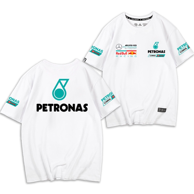 性能改装部门梅赛德斯AMG 马石油Petronas同款F1比赛服短袖t恤 男