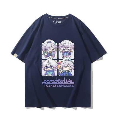Paradox live周边Cozmez 双子动漫二次元短袖纯棉男女t恤上衣