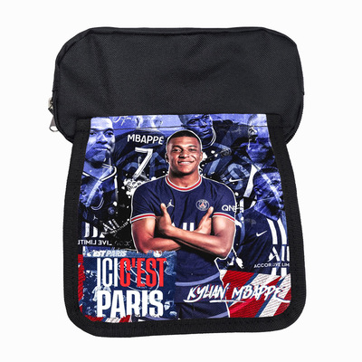 跨境学生笔袋mbappe翻盖笔袋姆巴佩铅笔盒儿童文具收纳袋一件