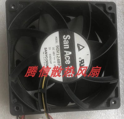 三洋SanAce120/9GV1248P1B04直流48V 0.42A变频器 散热风扇
