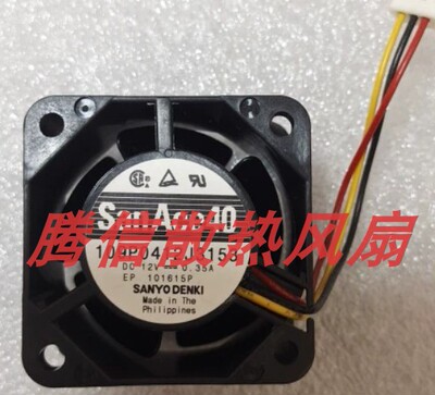 三洋 12V 0.35A 109P0412J3153  4028 4cm大风量散热风扇