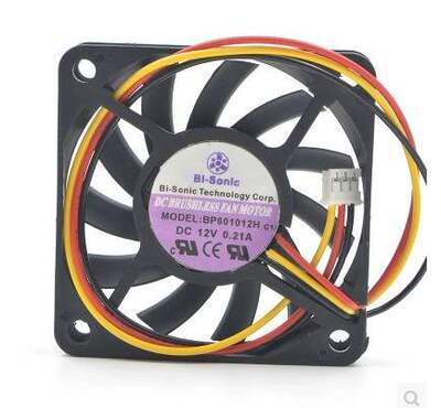 BP601012H 全新 百瑞BI-SONIC 12V 0.21A 6CM 6010 3线散热风扇