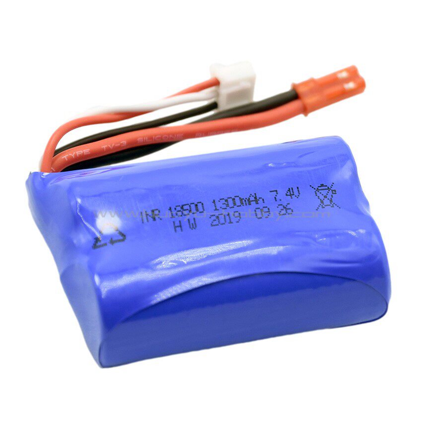 海博星 hbx配件M16120锂电池7.4V 1300mAh JST头 1/16遥控模型车_虎窝淘