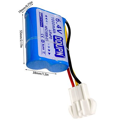 LiFePO6.4V2S1000mAh锂铁电池