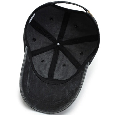 Bare Board Washed Baseball Cap Outdoor Naked Travel Sunshad