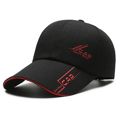 Hats, Men, Summer Long Brim, Baseball Caps, Spring Casual,