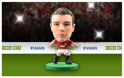 曼联球星公仔 埃文斯 SoccerStarz 足球人偶模型