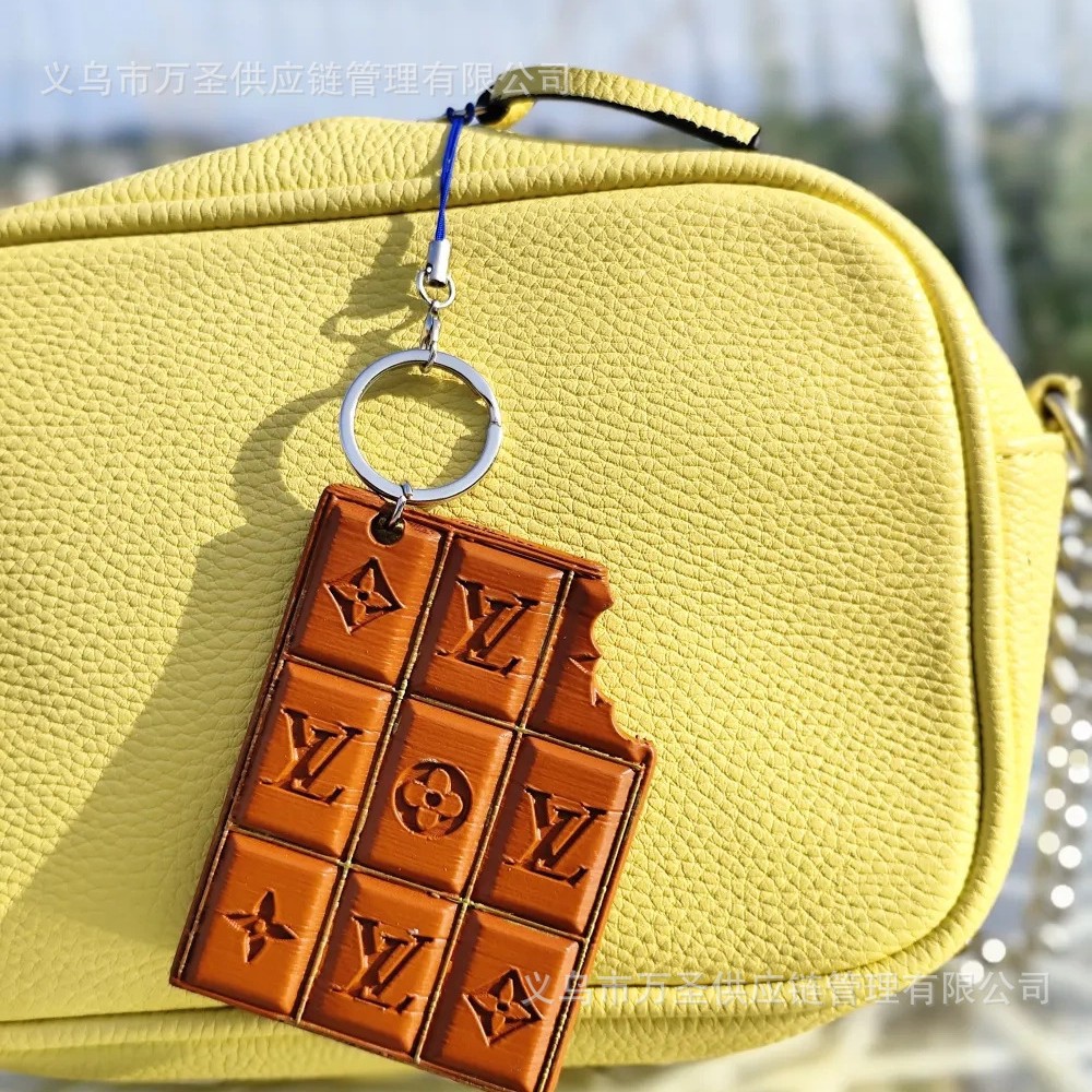 3D打印创意Keychain银杏枫叶显卡挂件 解压把玩跨境配饰现货26901