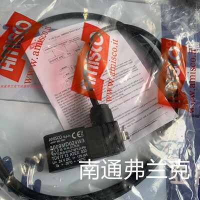 意大利AMISCO气动防爆线圈 3009MD024W3  电压DC24V AC220V