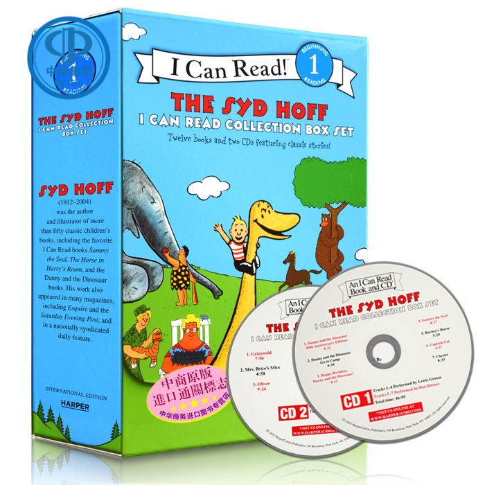 I Can Read系列12册2CD合集汪培珽书单一阶段4-8岁音频绘本英文版少儿儿童宝宝英文绘本丹尼和恐龙儿童故事书_虎窝淘