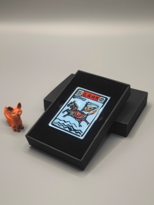 云南非遗白族甲马创意冰箱贴 添福礼 财神等12种款式 版权勿抄