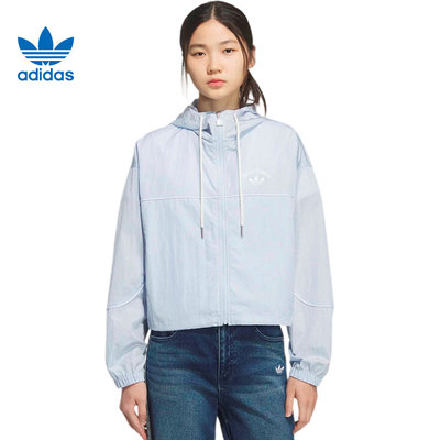 adidas阿迪达斯三叶草女子运动休闲夹克外套KT3056