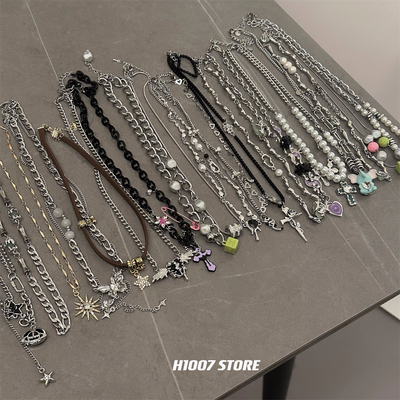 粉丝福利款 超多小众百搭项链男潮流嘻哈女小众设计锁骨链毛衣链