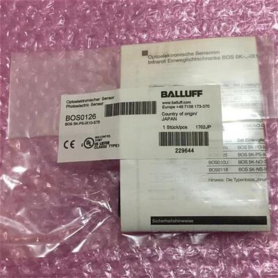 议价德国BOS 5K-PS-IX10-S75 BOS0126原装现货对射传感器停