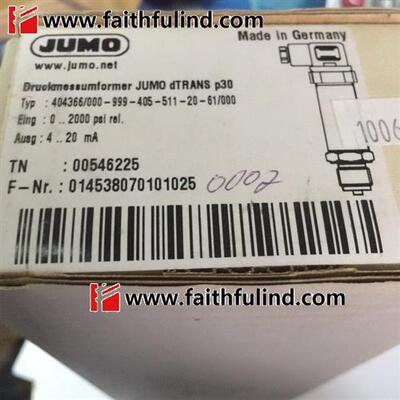 议价JUMO 00546225 久茂压力传感器 404366/000 dTRANS P30 2000p